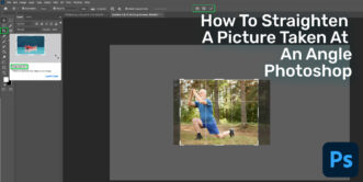 How To Tilt An Image Forward In Photoshop?