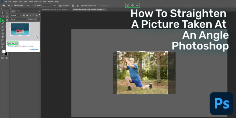 How To Tilt An Image Forward In Photoshop?