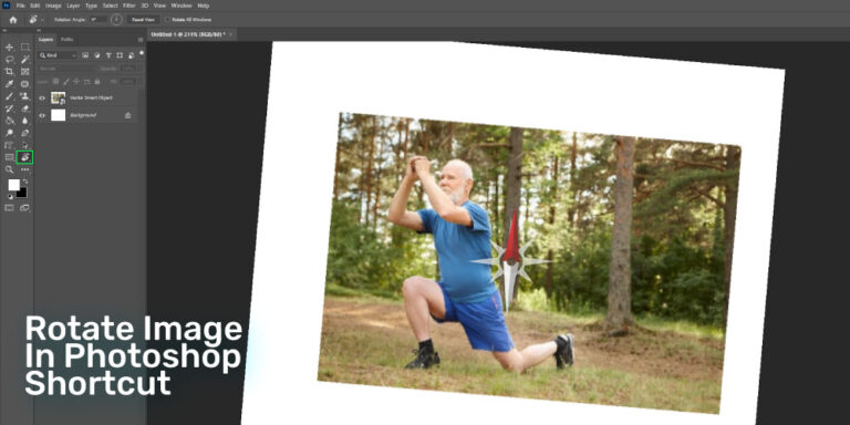 How To Tilt An Image Forward In Photoshop?