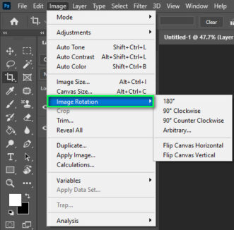 How To Tilt An Image Forward In Photoshop?