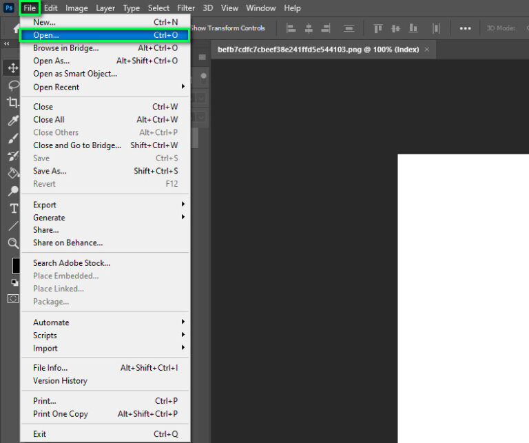 How To Trace Over A Picture In Photoshop?