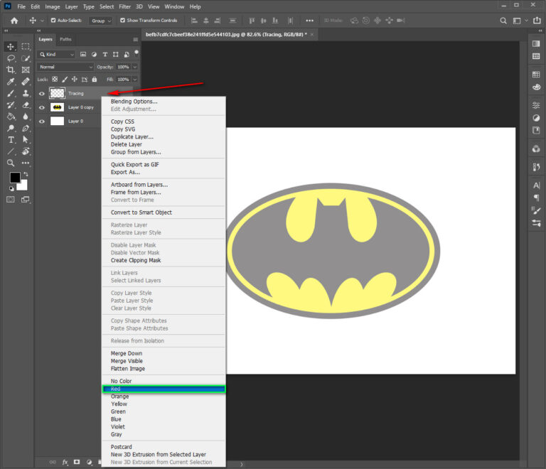How To Trace Over A Picture In Photoshop?