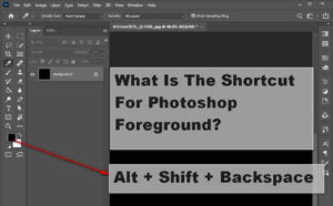 How To Change Foreground Color In Photoshop