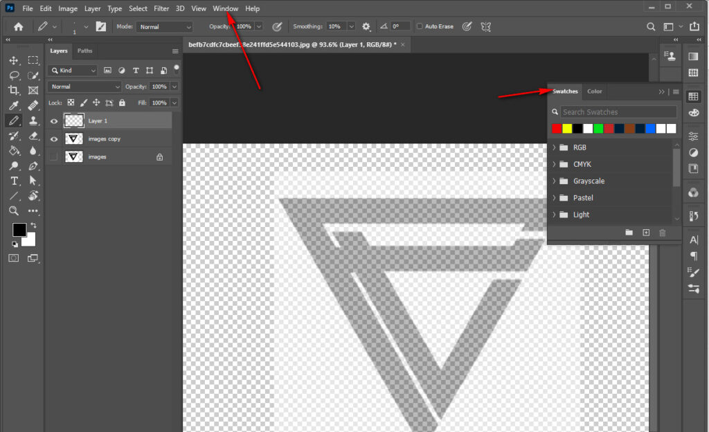 How To Trace Over A Picture In Photoshop?