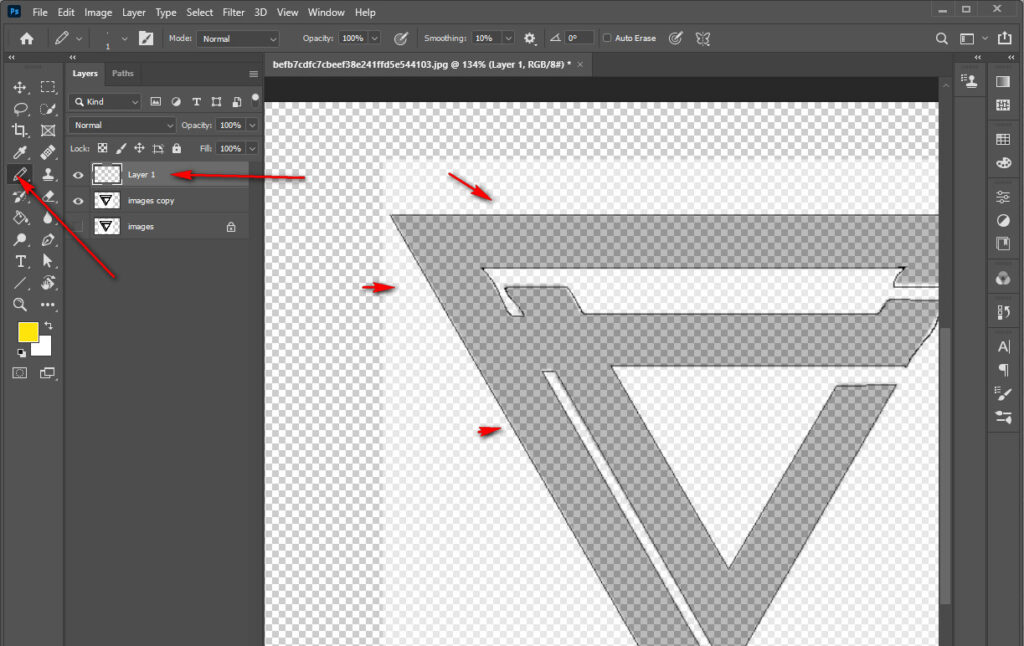 How To Trace Over A Picture In Photoshop?