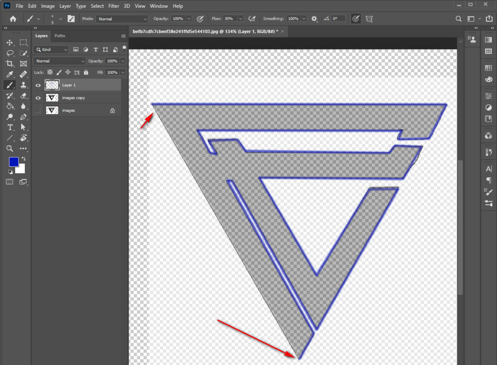How To Trace Over A Picture In Photoshop?