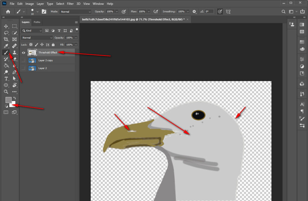 How To Trace Over A Picture In Photoshop?