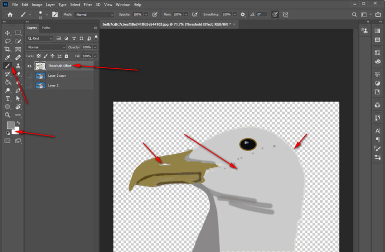 How To Trace Over A Picture In Photoshop?