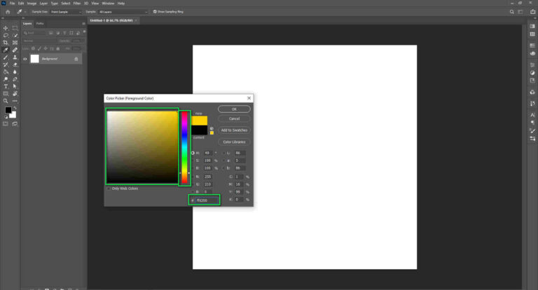 How To Change Foreground Color In Photoshop