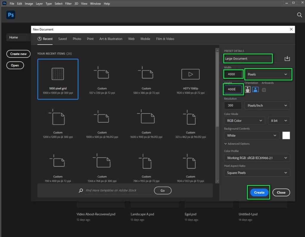 How to curve an image in photoshop?
